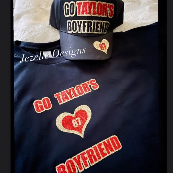 NFL | Tops | Nwt Kc Cheifs Tshirt Taylor Swift Travis Kelce 87 Sparkle ...